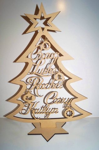 Christmas Tree - Names & Deco's – Cheekyliscious