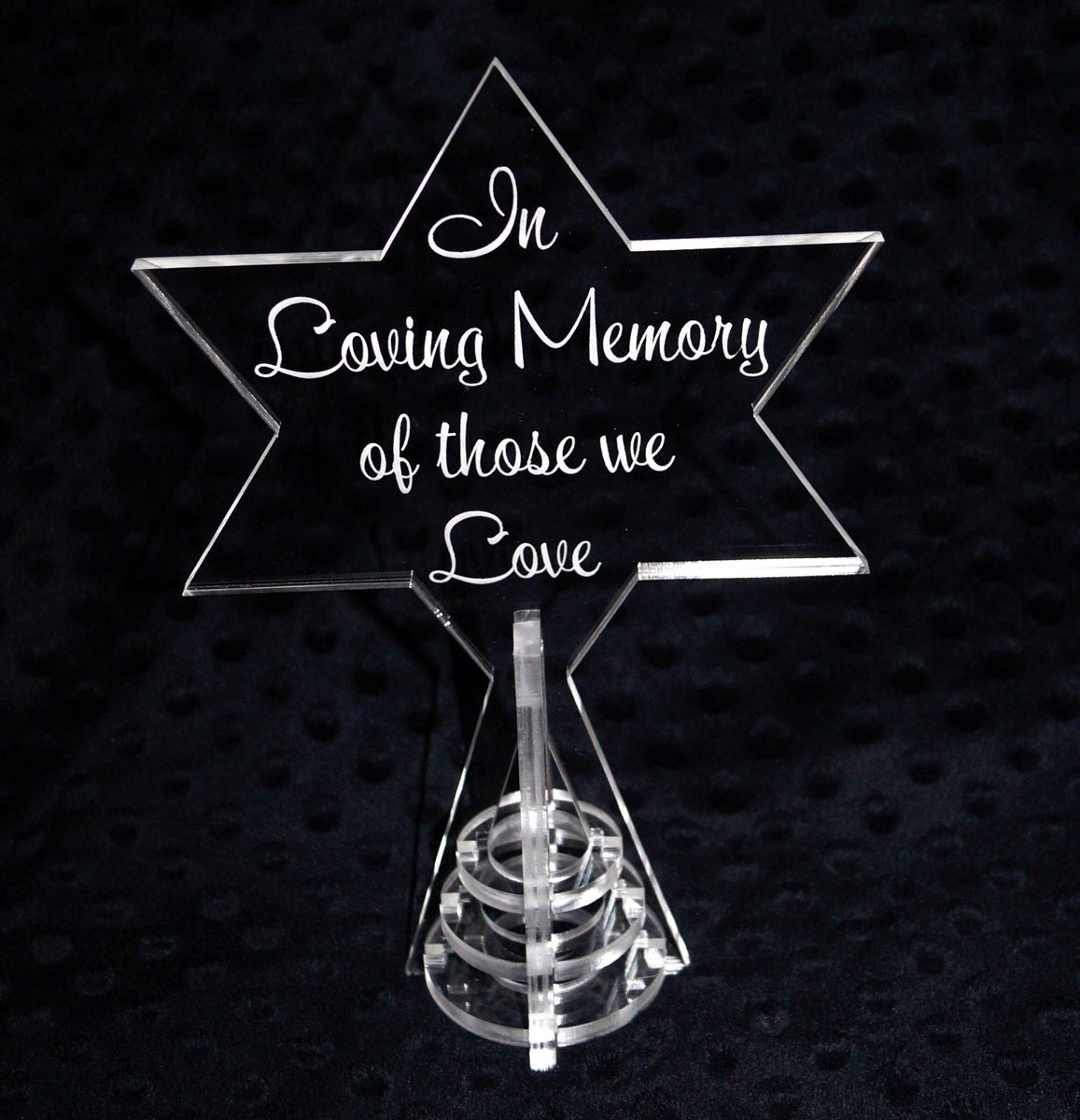 Christmas Star - For Tree Or Freestanding Personalised – Cheekyliscious